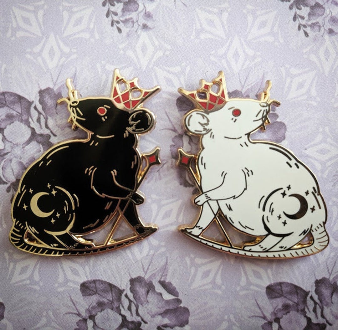 Rat King - Royal Night Creatures - Witchy Enamel Pin - Etsy