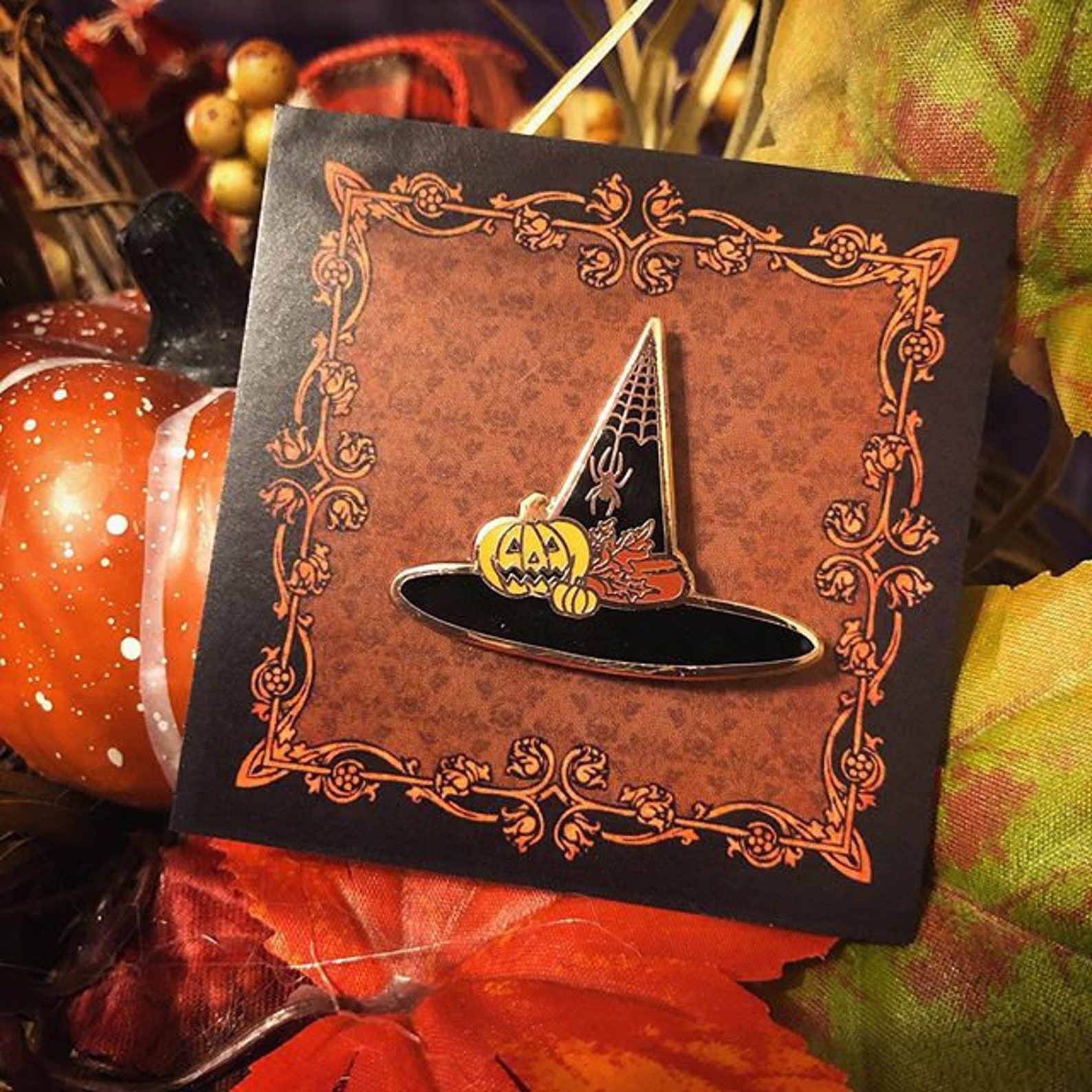 Halloween Witch Hat - Halloween Enamel Pin Collection - Etsy