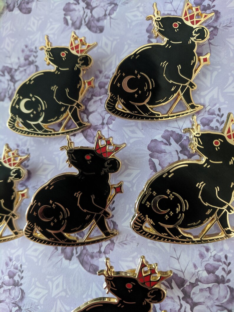 Rat King - Royal Night Creatures - Witchy Enamel Pin - Etsy