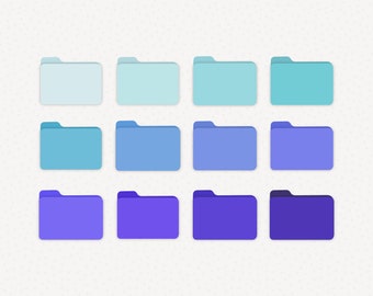 Purple File Folders - Etsy