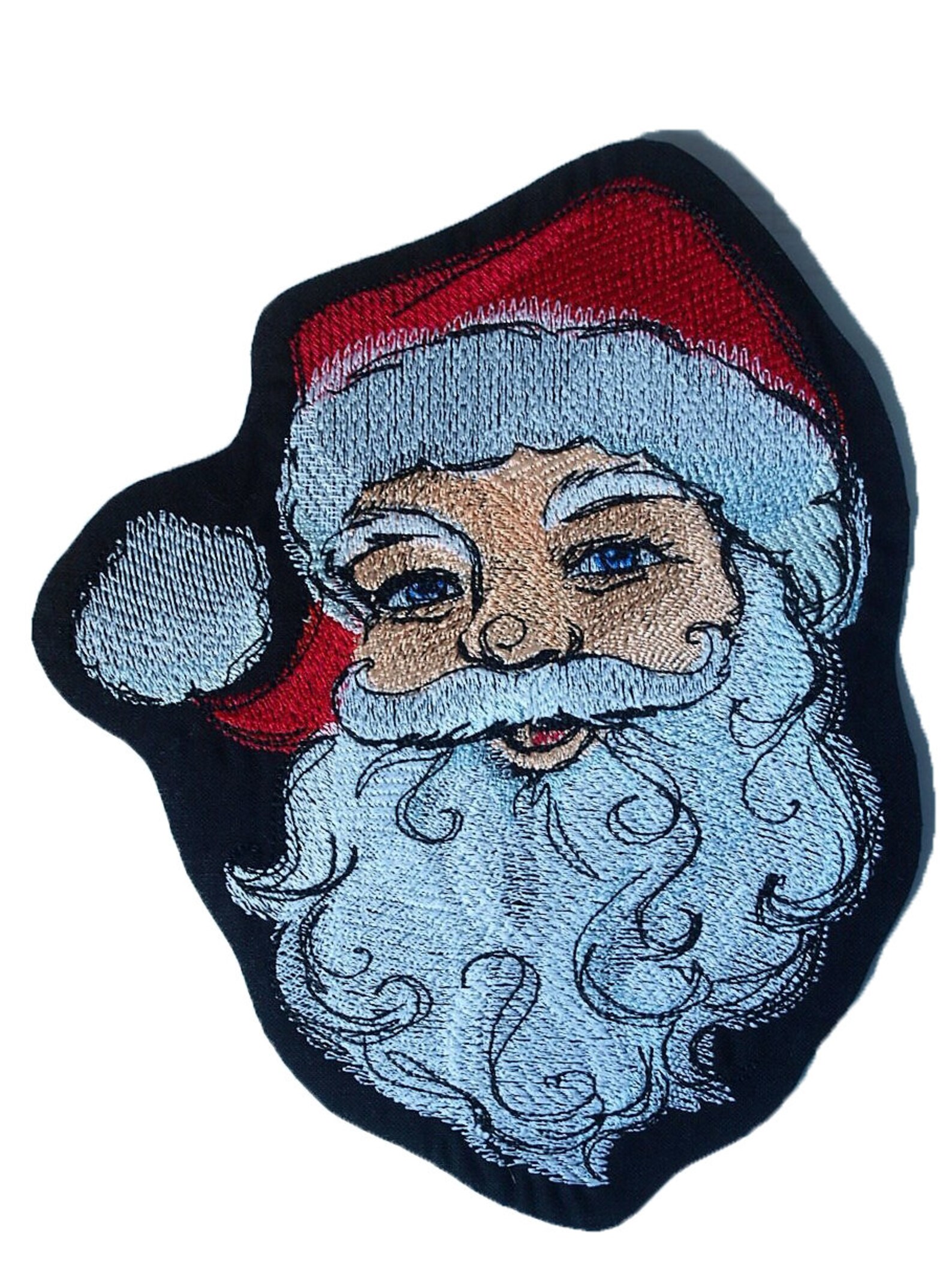 Santa Patch Father Christmas Patch Large Christmas Patch - Etsy
