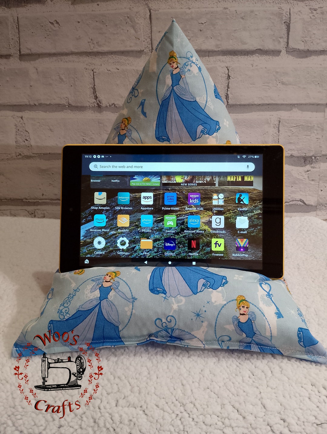 Princess Tablet Stand: Bean Bag Phone Pillow - Etsy