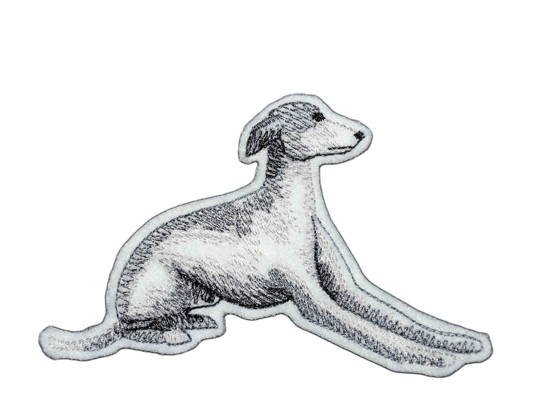 Greyhound Patch, Dog Patches, Embroidered Patches, Greyhound Appliques ...