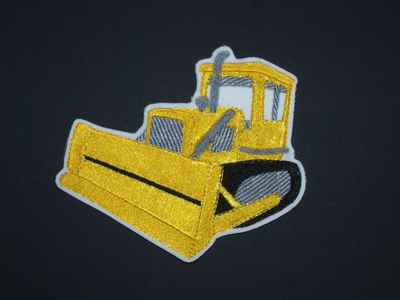 Digger Patch Bulldozer Patch Construction Patch Embroidered - Etsy UK