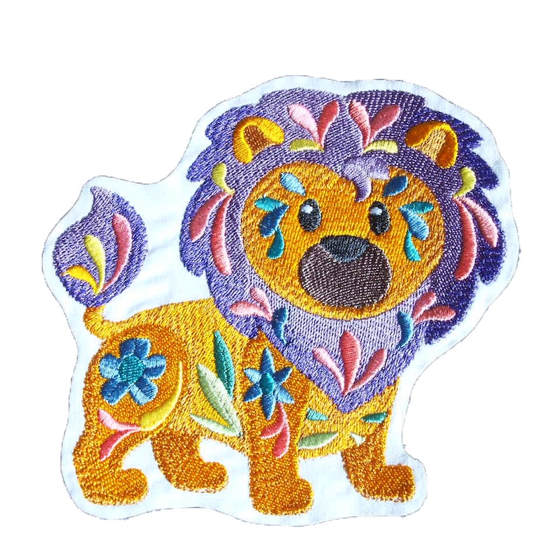 Lion Patch - Etsy