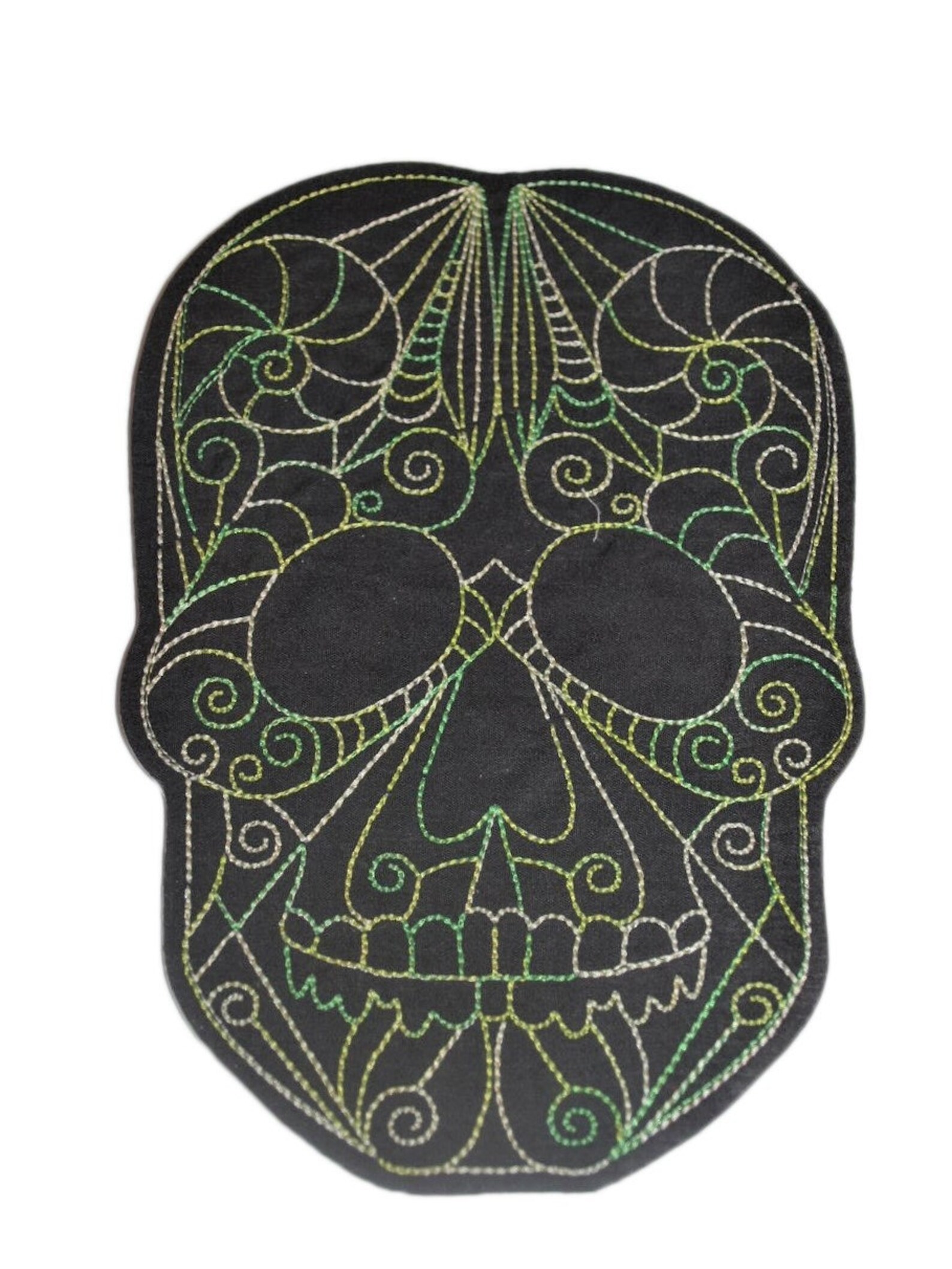 Skull Patch Skeleton Patch Calavera Embroidered Iron on - Etsy
