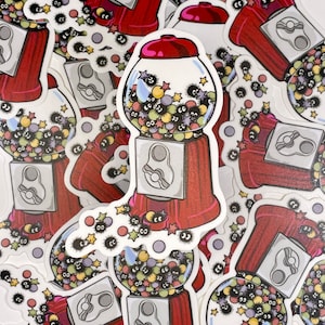 Soot Sprite Candy Machine Sticker - Etsy