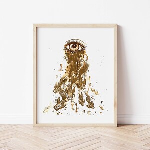 Koi Fish Eyes Henna Painting - Etsy
