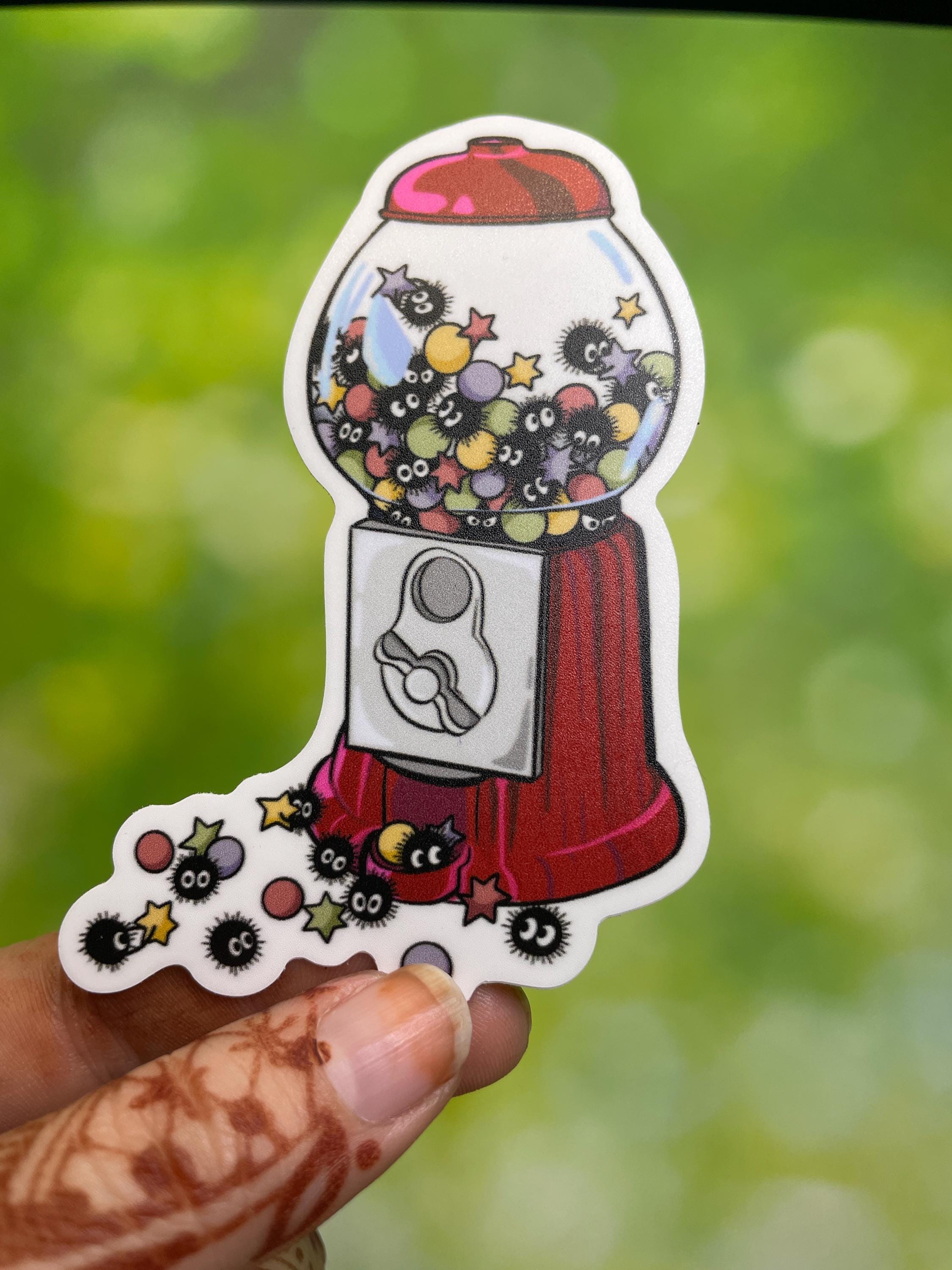 Soot Sprite Candy Machine Sticker - Etsy