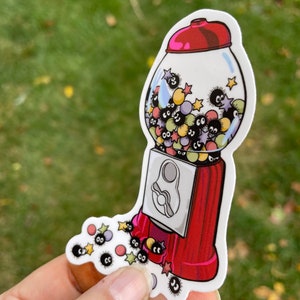Soot Sprite Candy Machine Sticker - Etsy