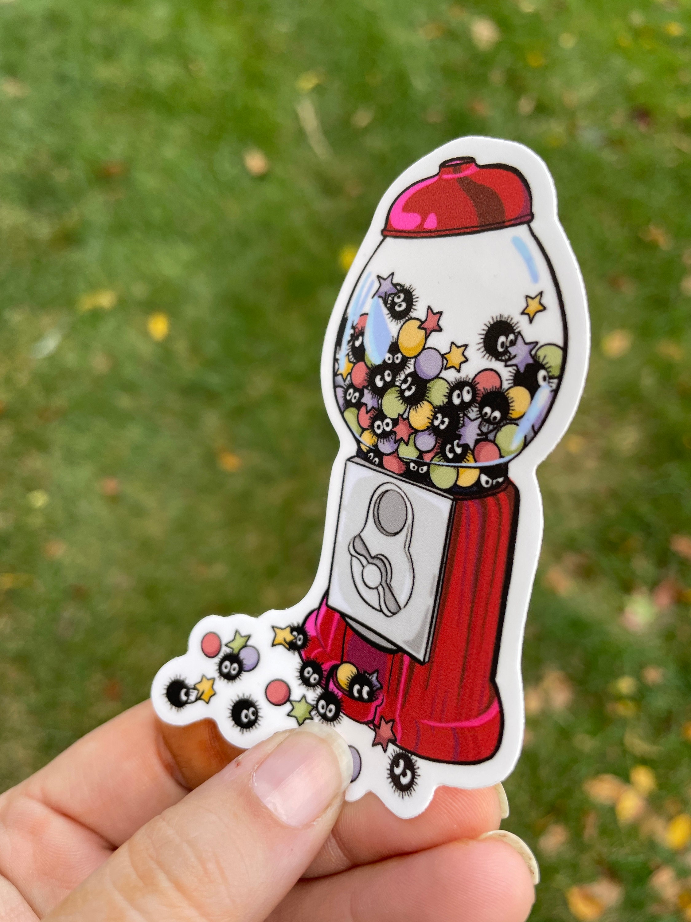 Soot Sprite Candy Machine Sticker - Etsy