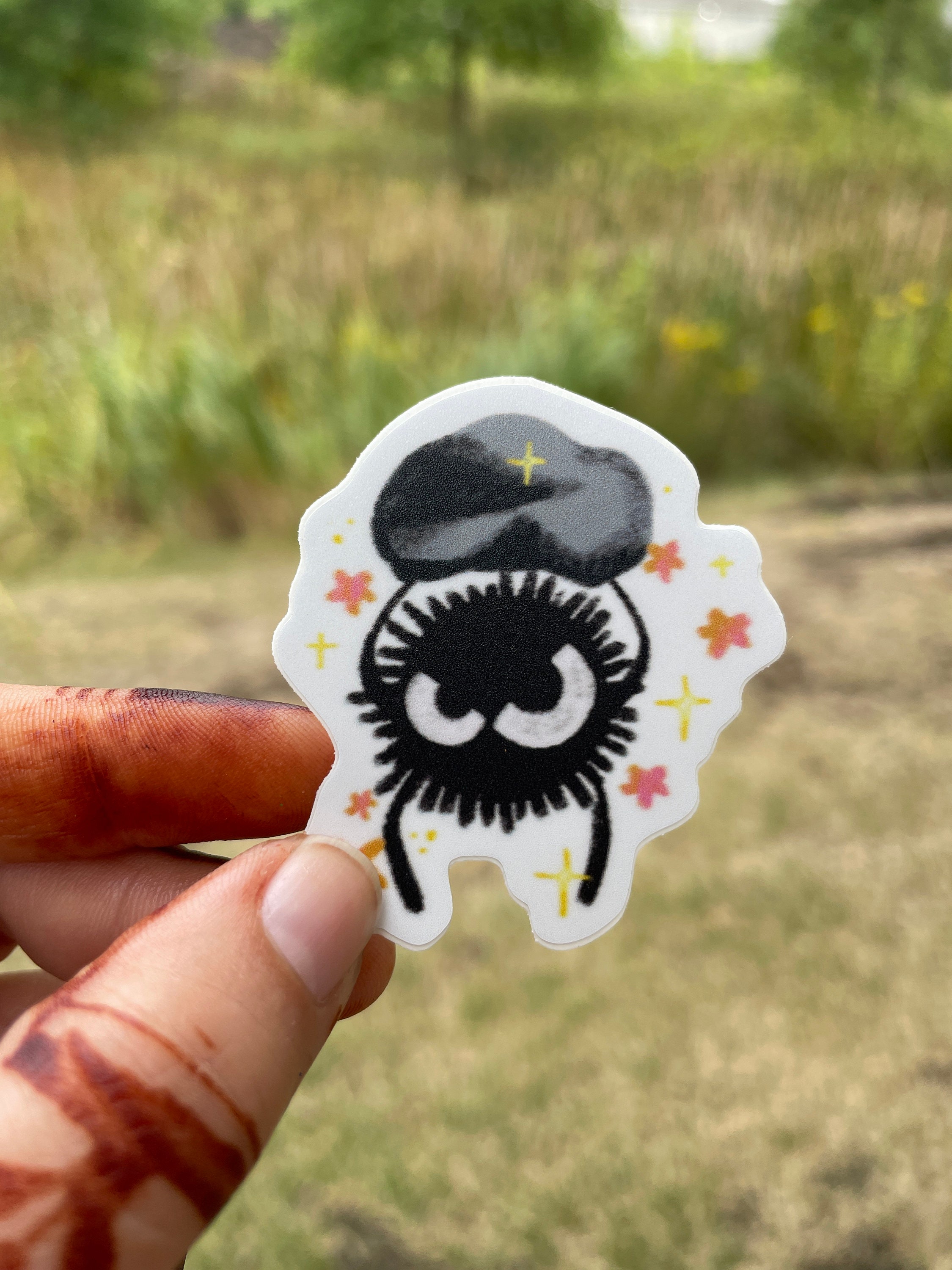 Strong Soot Sprite Vinyl Sticker - Etsy