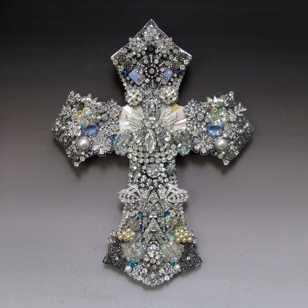 Jeweled Cross - Etsy