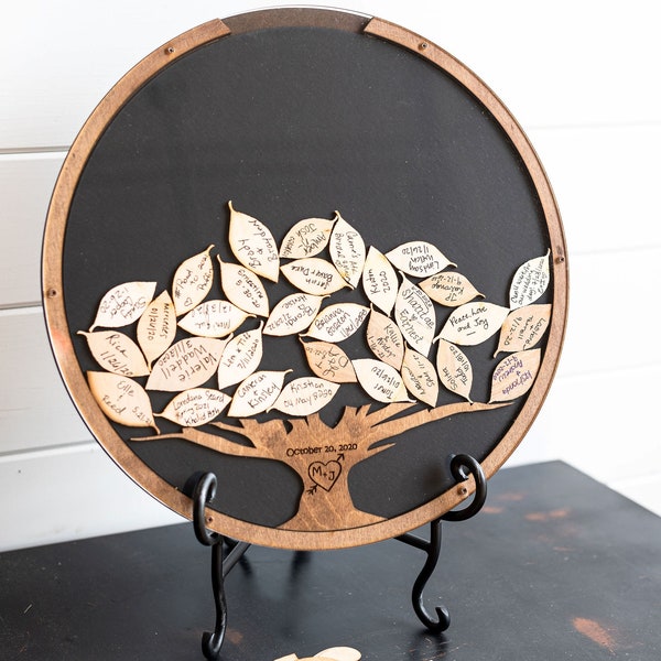 Tree Guest Book - Etsy