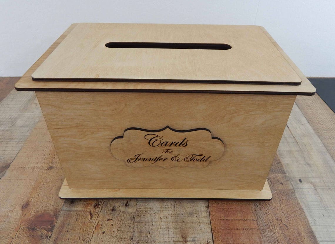 Wedding Card Boxes for Reception Personalized Card Box - Etsy