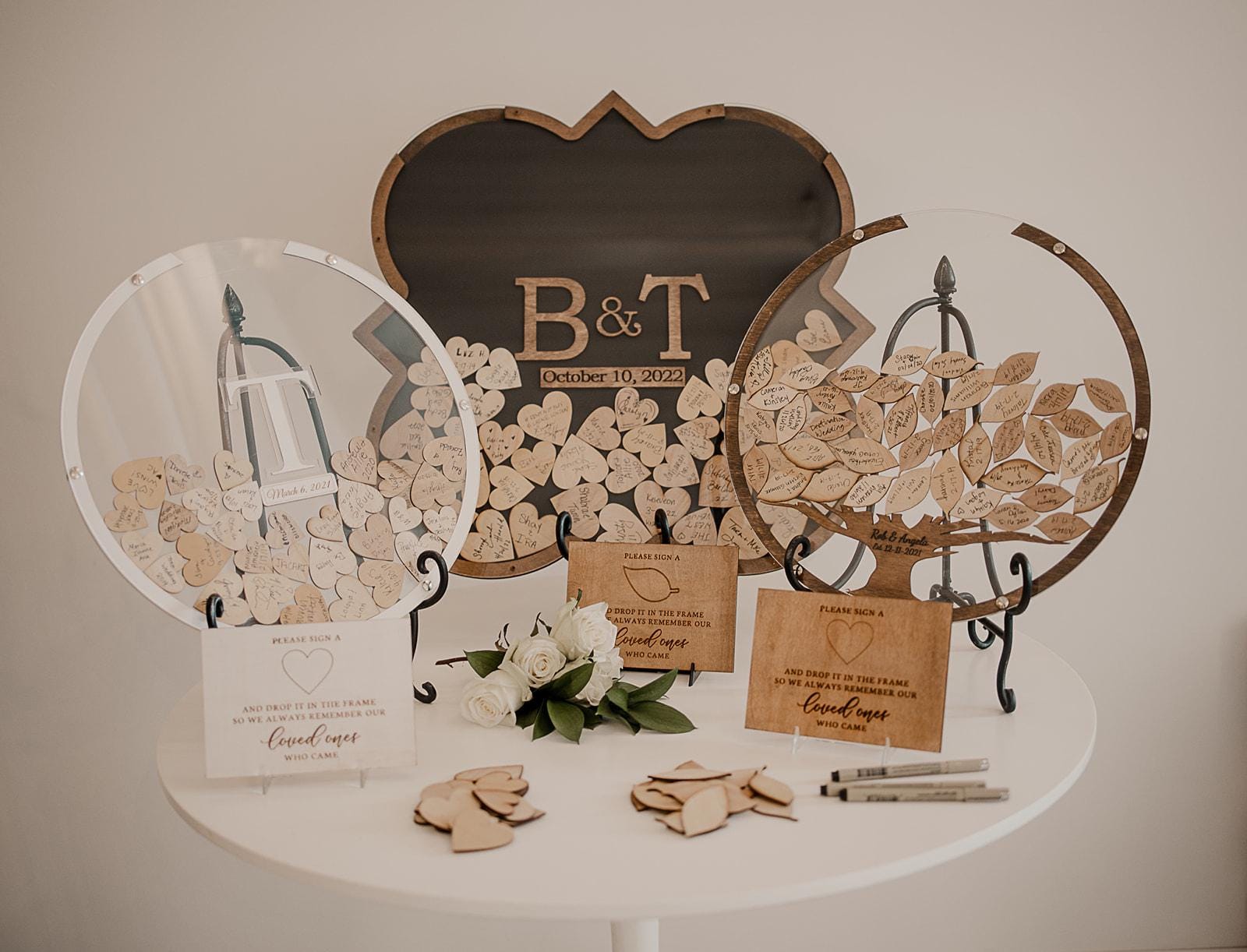 Drop Box Guest Book Frame - Wedding Guest Book Frame - New York State ...