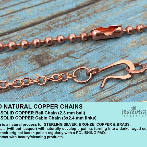 Copper Chain - Etsy