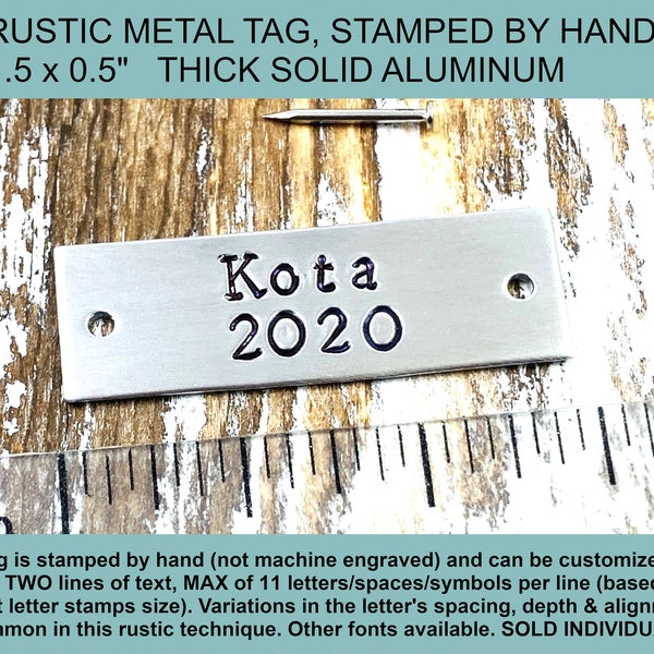 Stamped Metal - Etsy