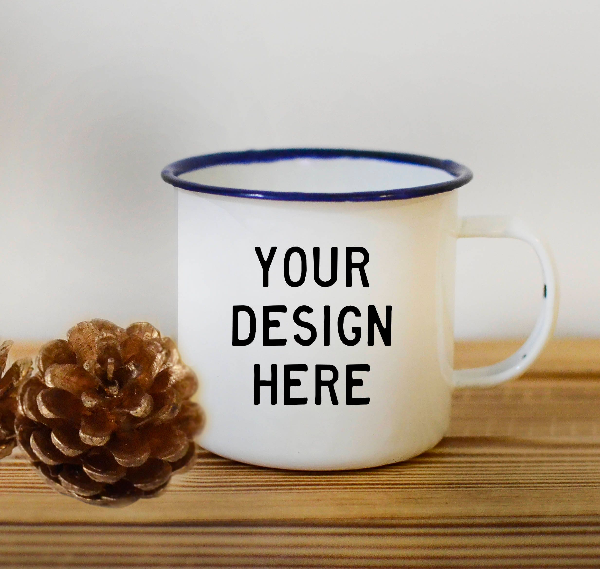 custom enamel mug enamel personalised Personalized Mug Cup