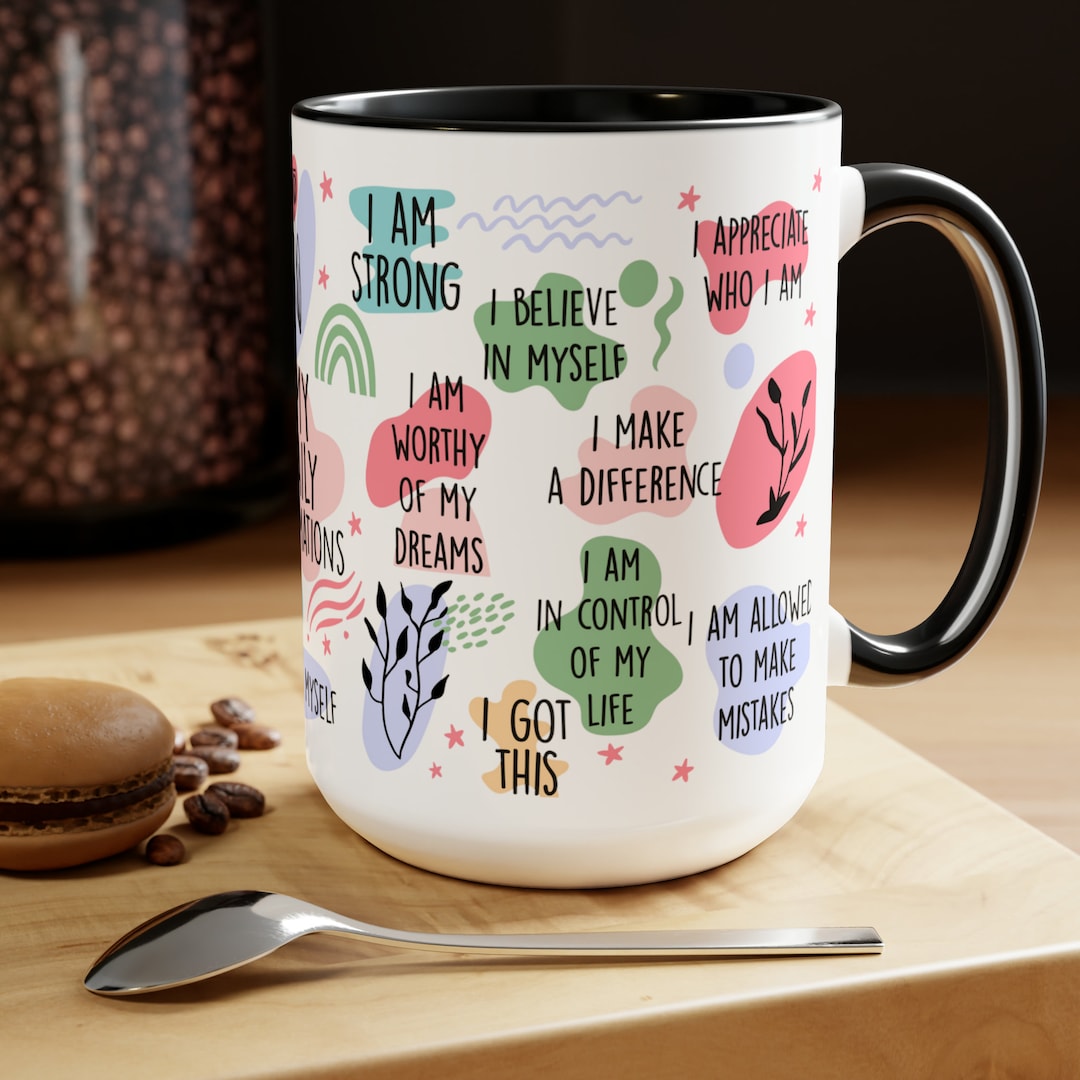 Positive Self Affirmation Coffee Mug Gift for Best Friend, Sip ...