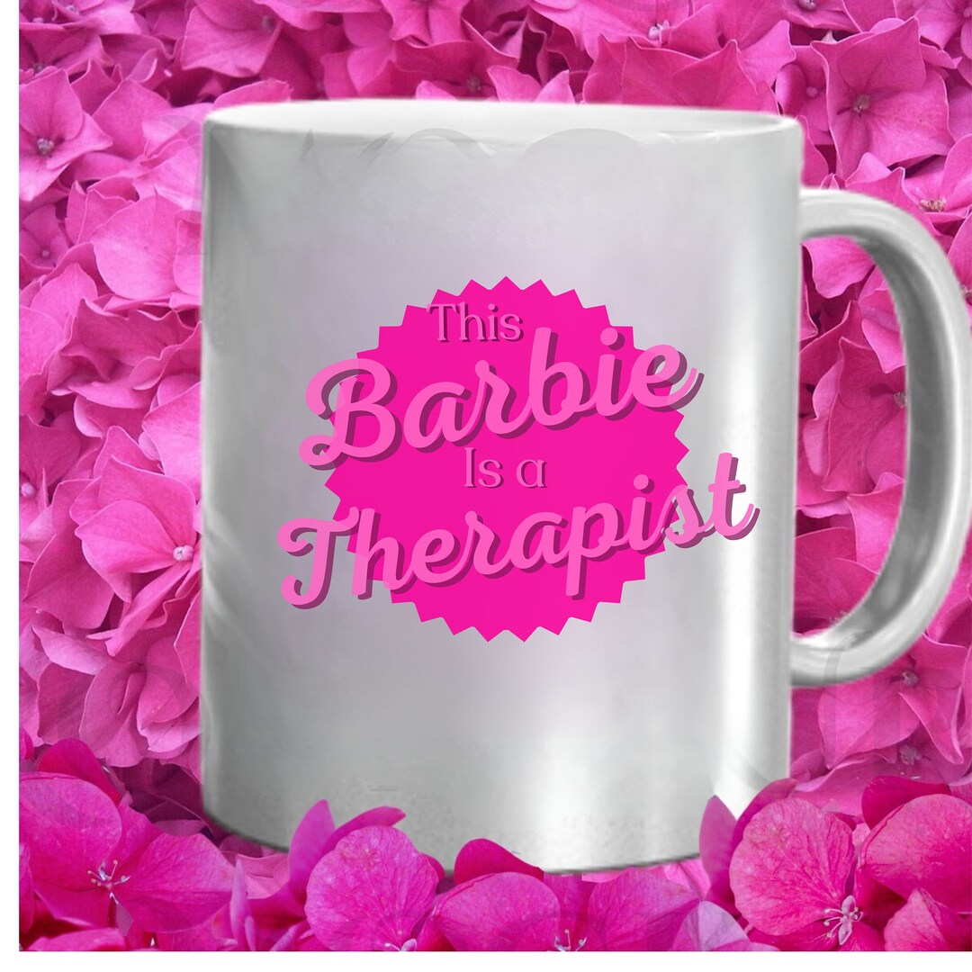 Barbie is a Therapist Metallic Silver Mug Gift for New - Etsy