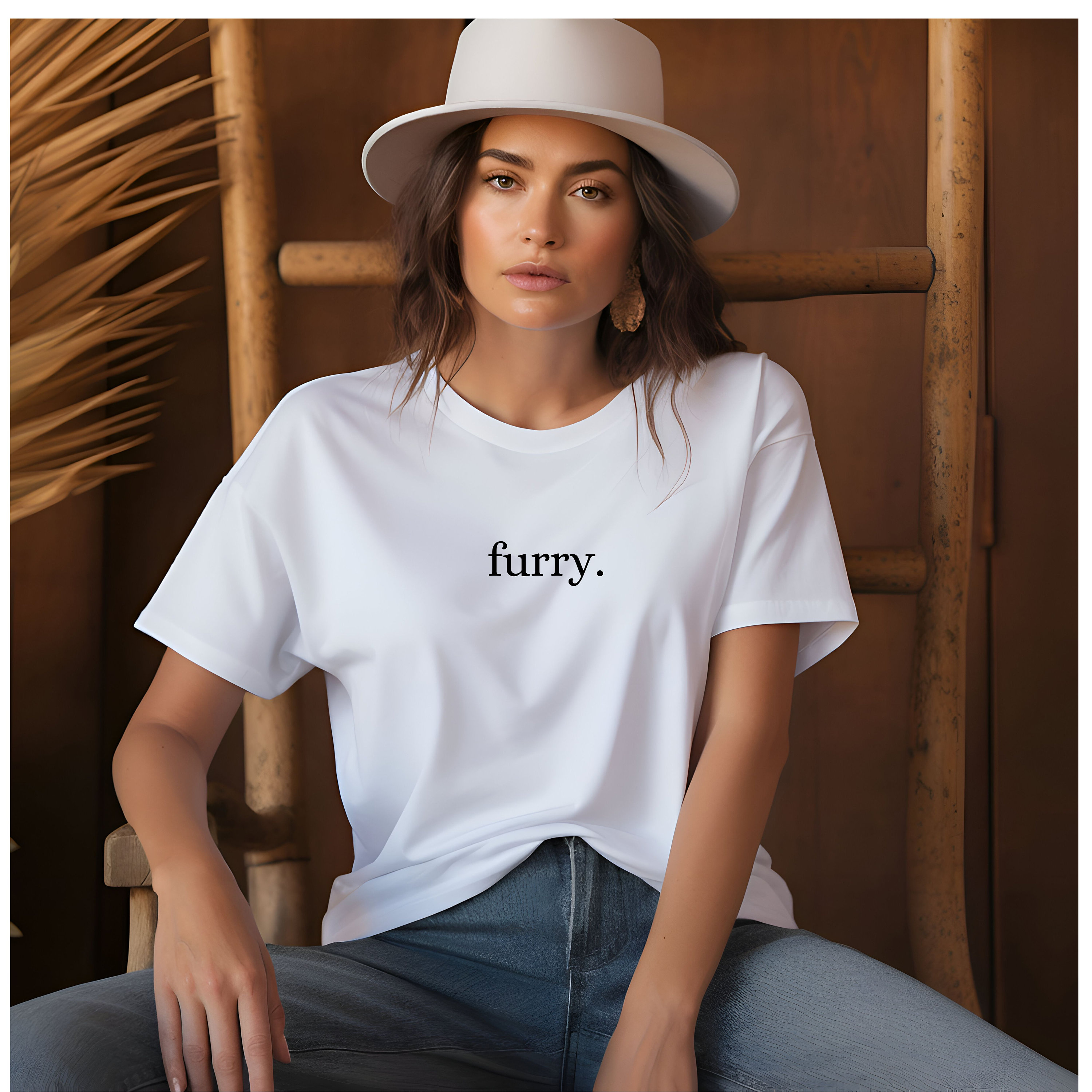 Furry Fursona Minimal Fursuit Pride T-shirt Short Sleeve Tee, Cosplay ...