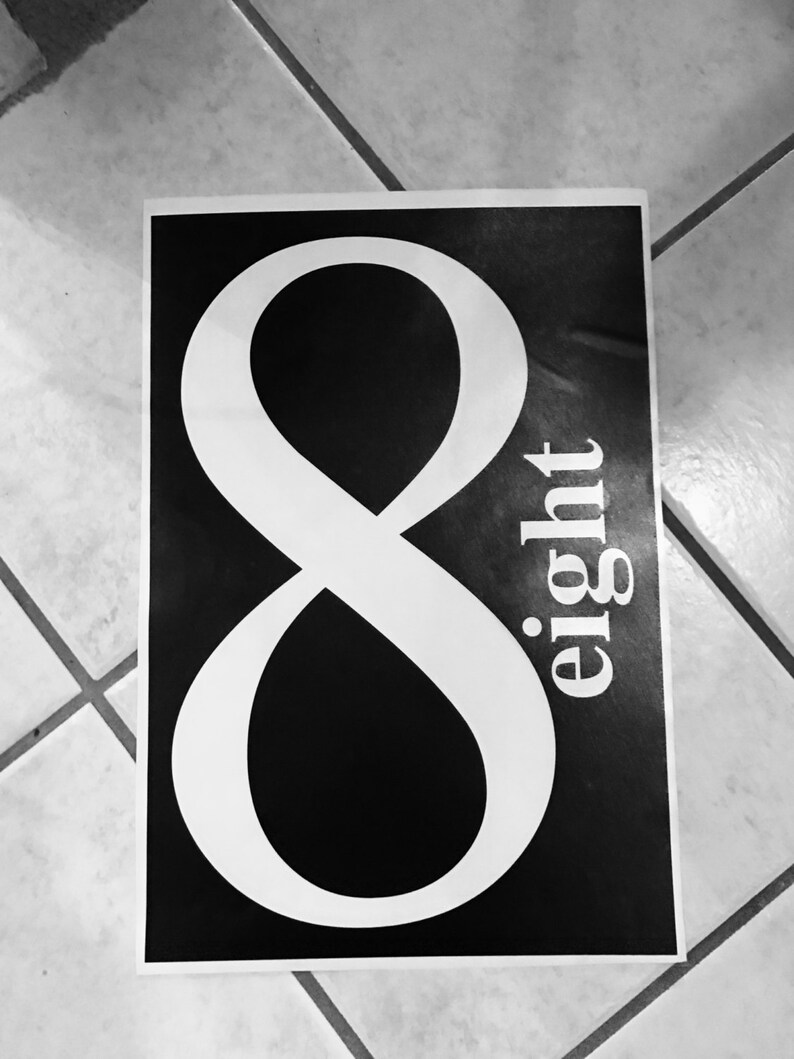 Custom Number Vinyl STENCIL ONLY - Etsy