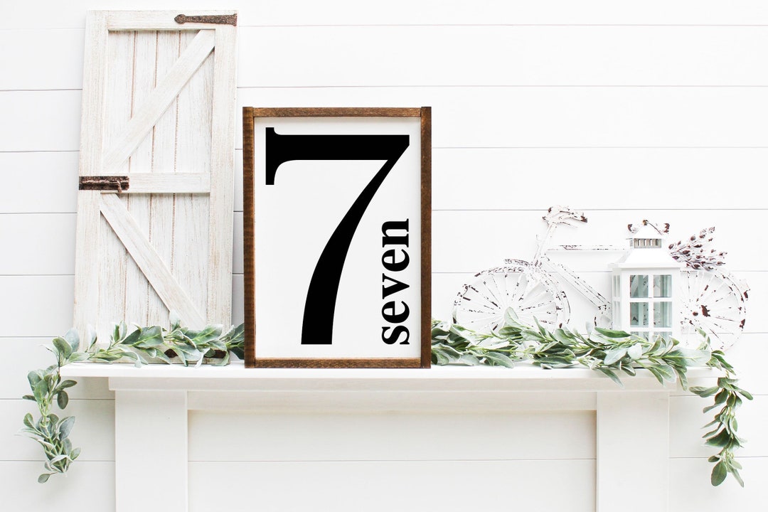 Custom Number Vinyl STENCIL ONLY - Etsy