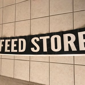 Feed Store STENCIL ONLY - Etsy