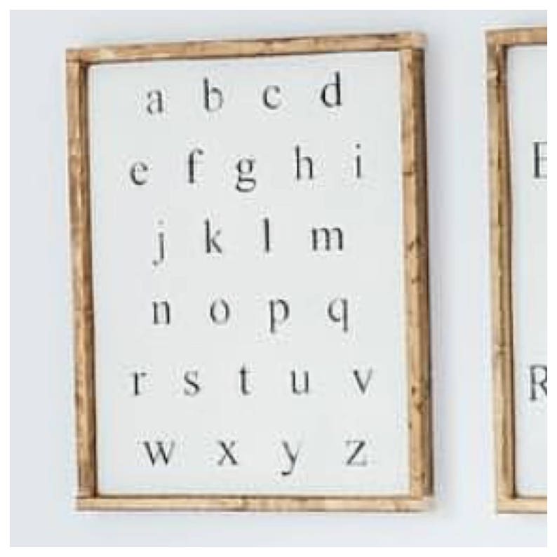 Alphabet One Time Use Vinyl STENCILS ONLY as Seen - Etsy