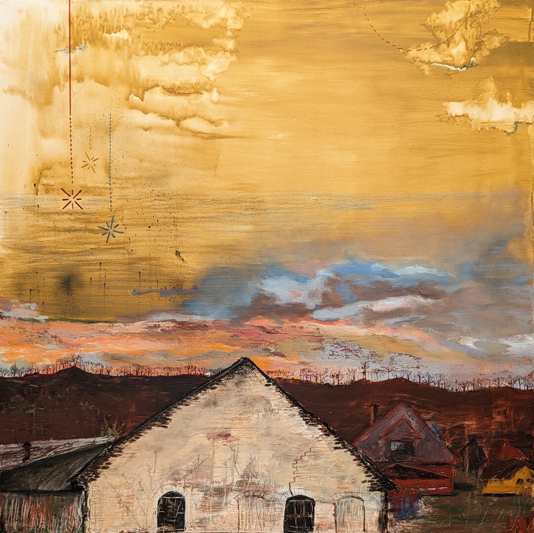 Art Print of Original Oil Painting "thirteen Year View" by Emily May ...