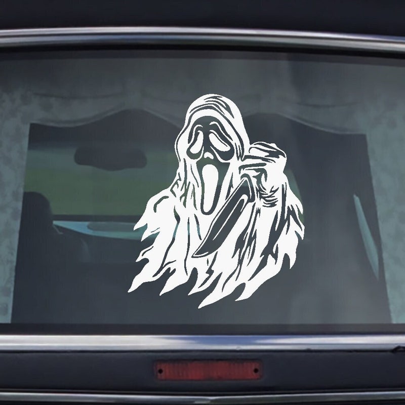 Scream Car Decal - Etsy
