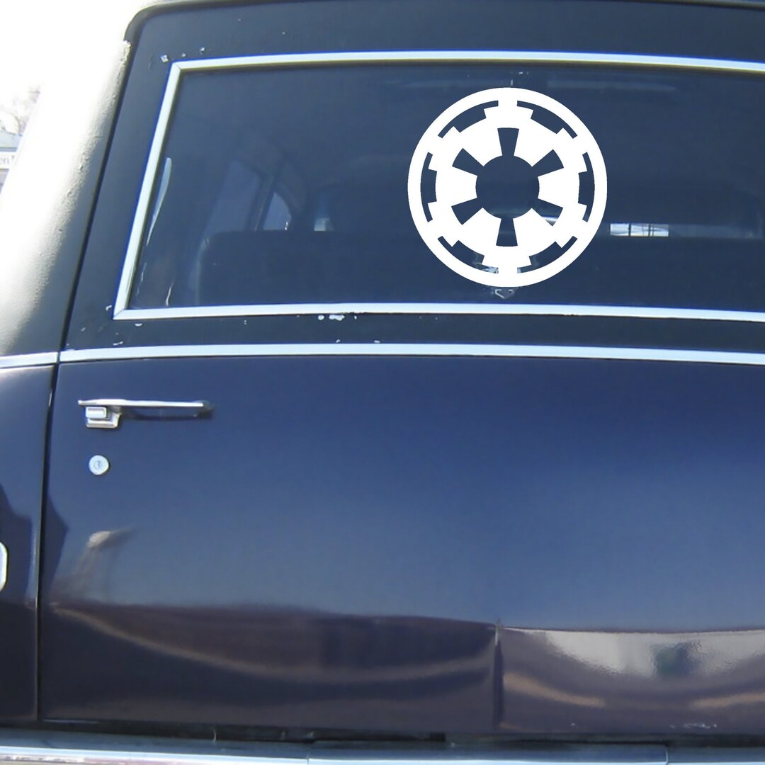 Imperial Insignia Vinyl Decal Sticker Star Wars Nerd Car - Etsy