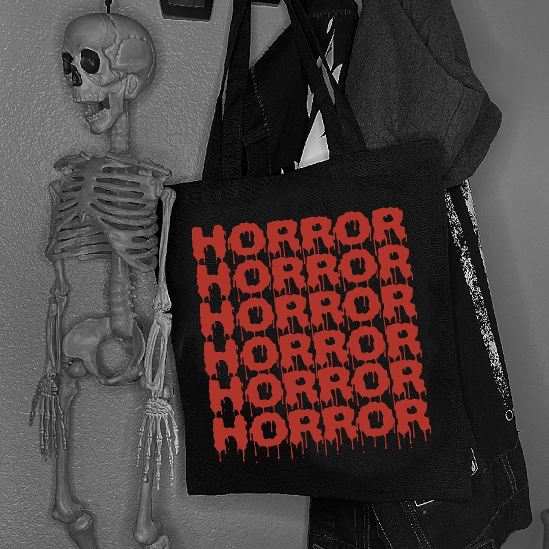 Bloody Horror Movie Tote Bag | Goth Tote Bag | Goth Accessories for Her ...