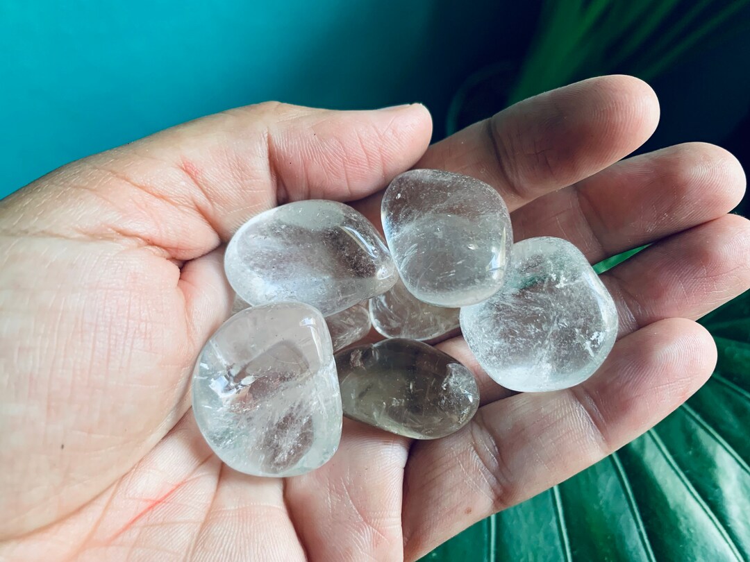 Clear Quartz Tumbled Stone - Etsy