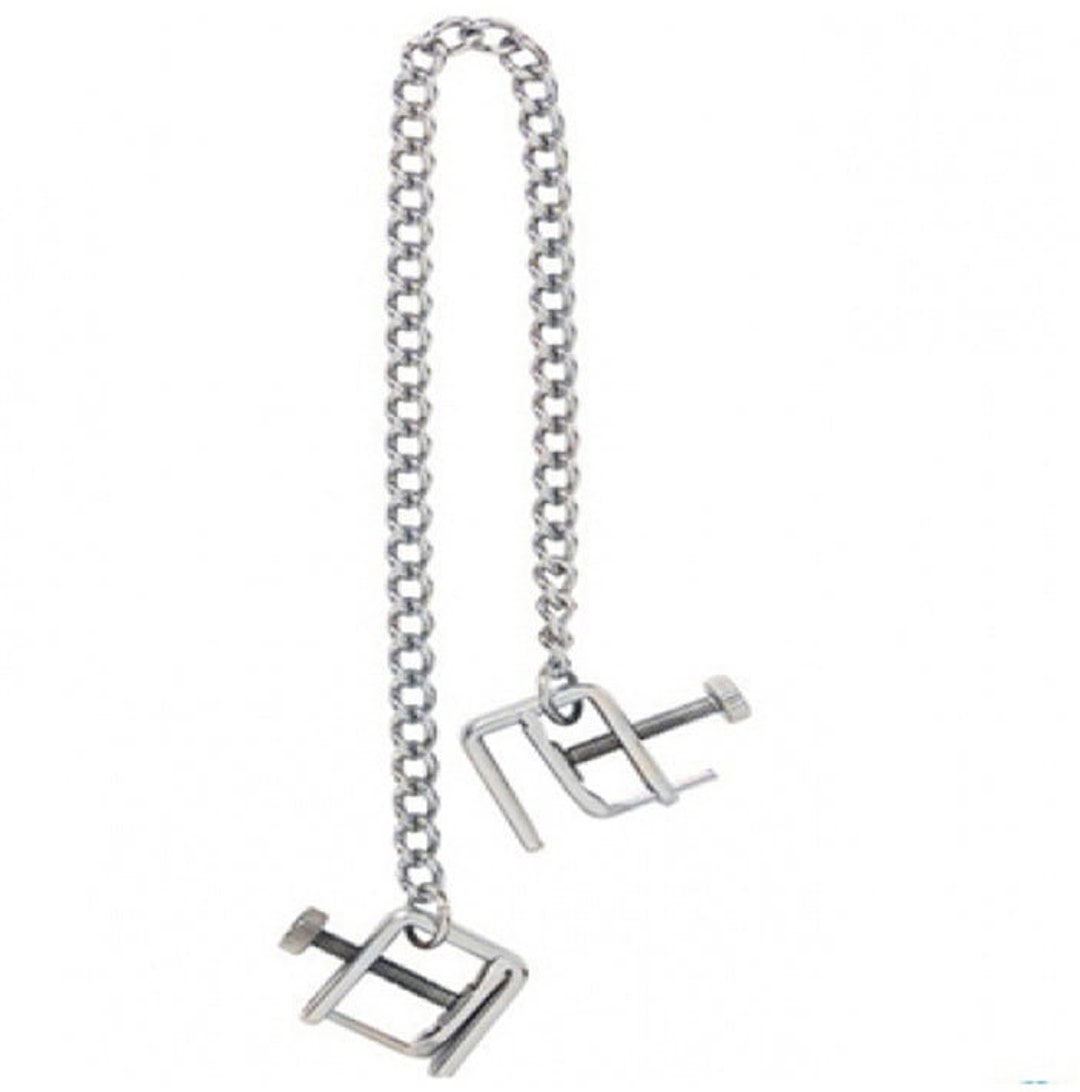 Nipple Vise With Chain - Stainless Steel - Etsy