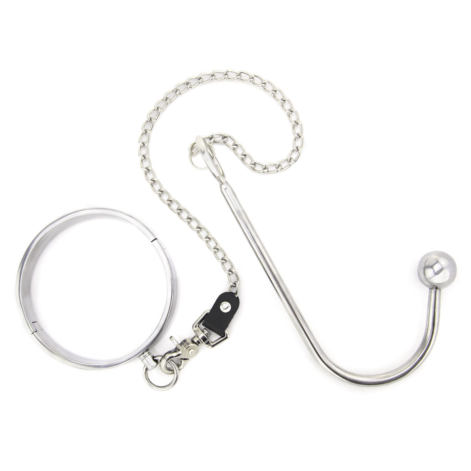 1 Ring Slave Collar And Anal Hook Restraints Stainless Steel Etsy Canada
