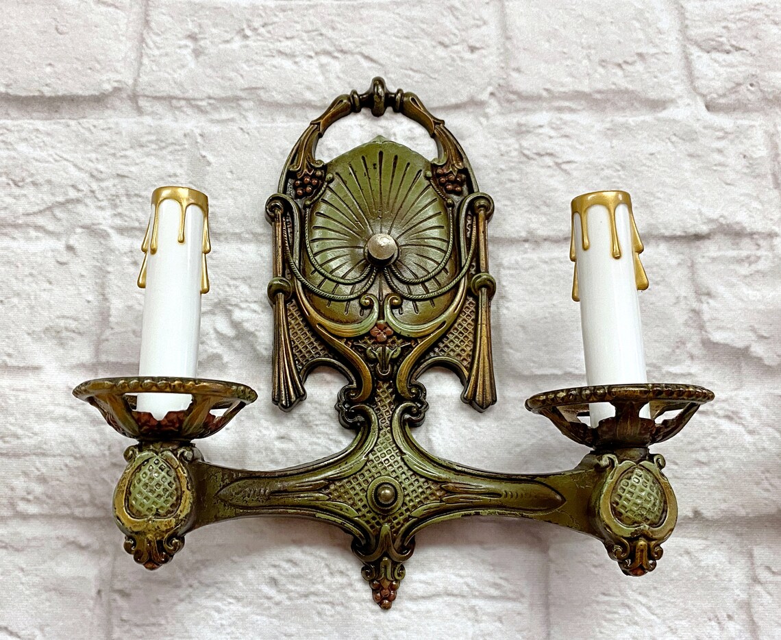 Antique 1920s / 1930s Neoclassical Sconce Pair 1 of 3 pair | Etsy