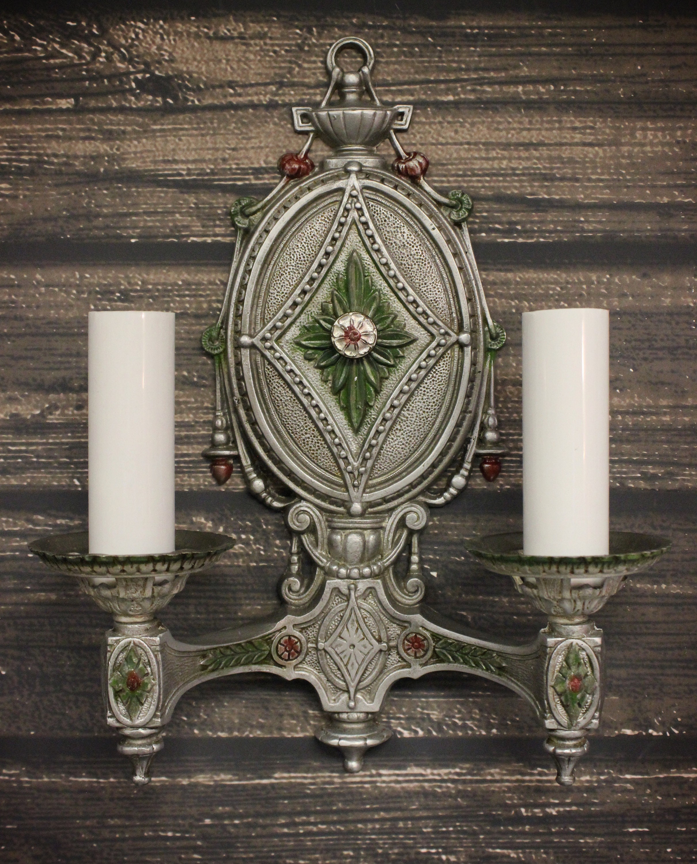 Antique 1920s Neoclassical Sconce Pair Art Nouveau Victorian | Etsy