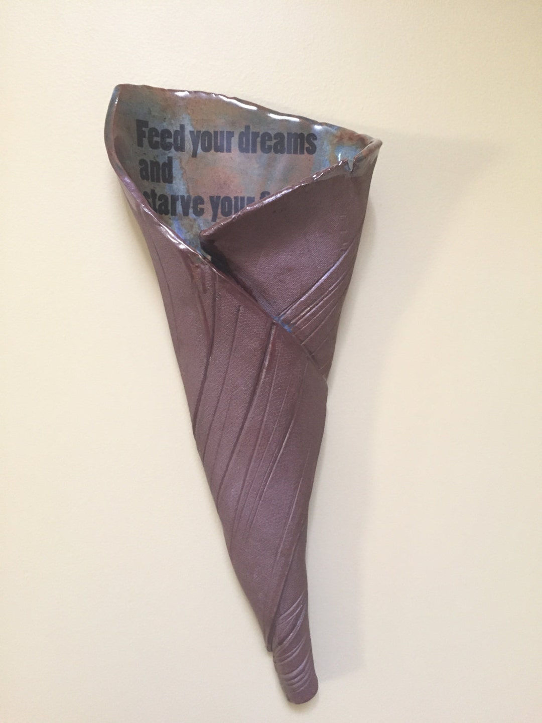 Tubular Wall Hanging With Text - Etsy