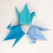 100 6 Origami Paper Cranes, Blue Tones Tsuru, Wedding Decor, 1 Year ...