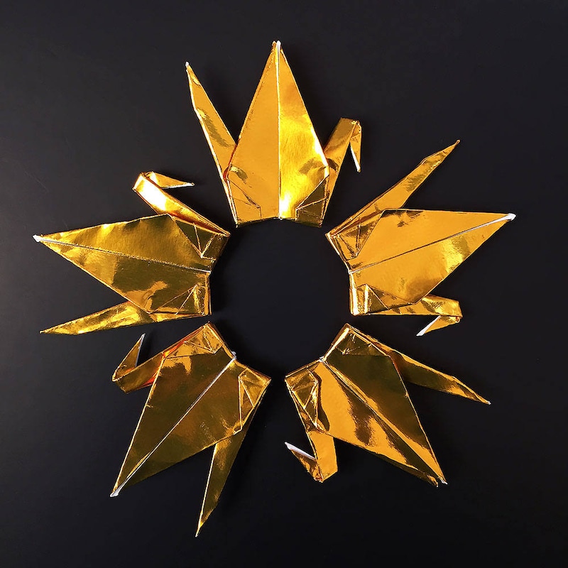 Gold Origami - Etsy