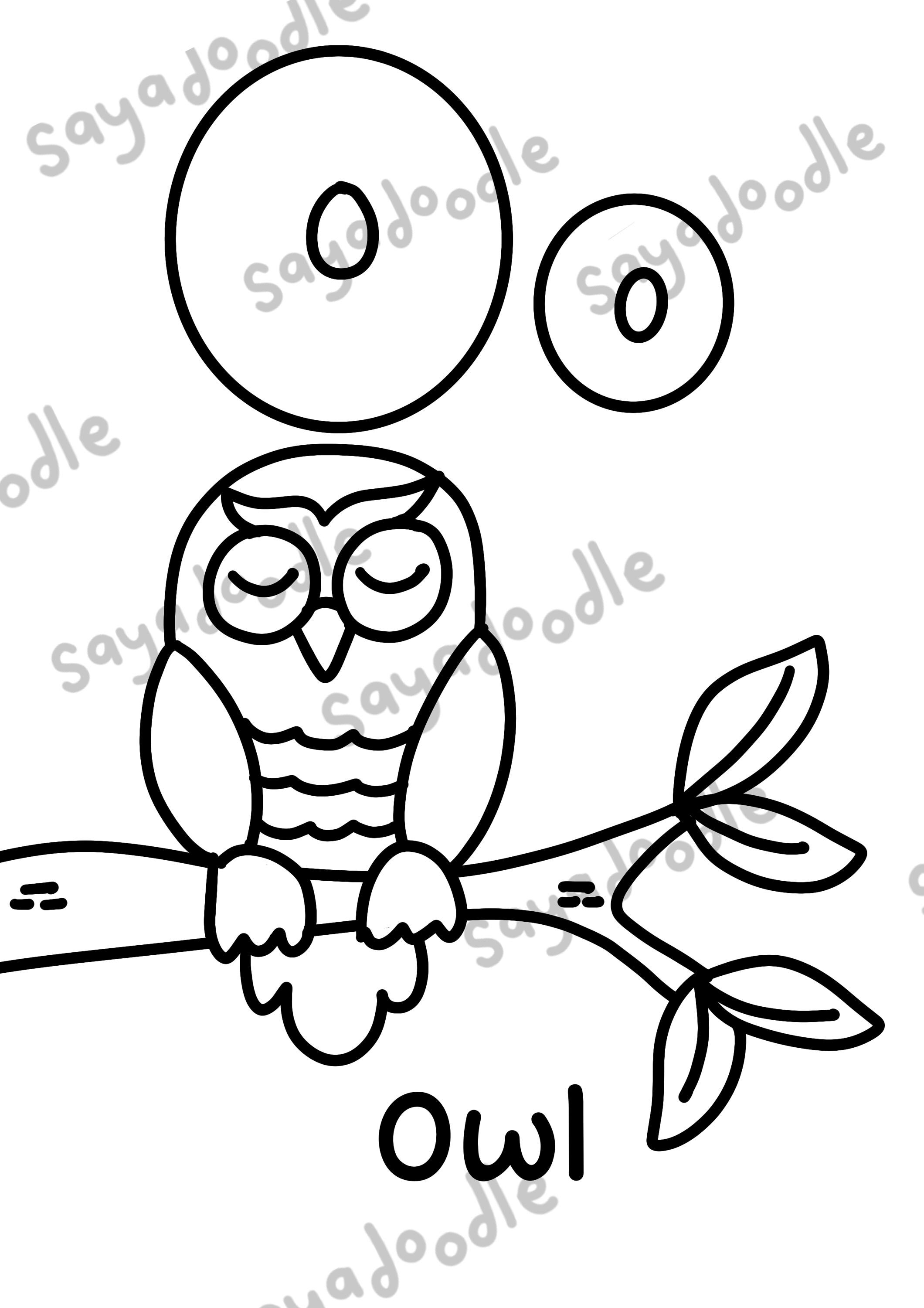 Coloring Book, Alphabet, Cute, Kindergarden, Kawaii, Colour Booklet ...