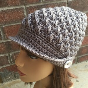 New Crocheted bumpy Gray/grey Hat - Etsy