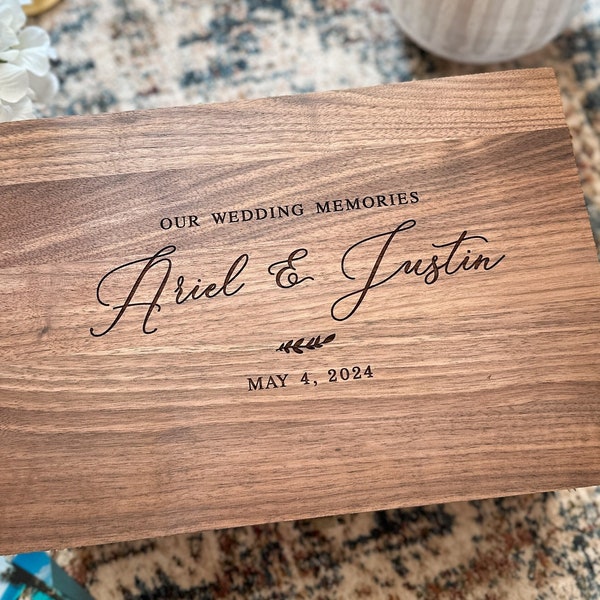 Wedding Keepsake Box - Etsy