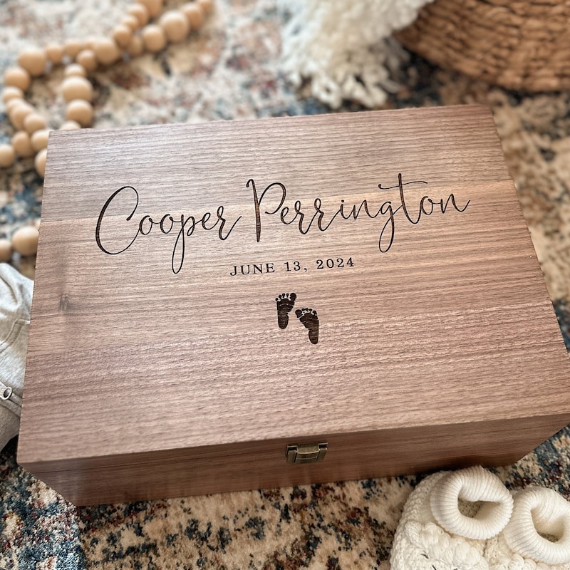 Baby Keepsake Box - Etsy