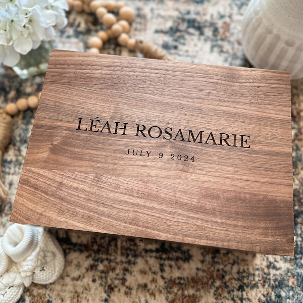 Baby Keepsake Box - Etsy