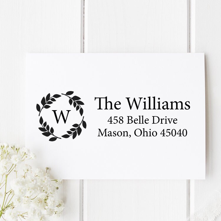 Self Inking Address Stamp Return Address Stamp | Etsy