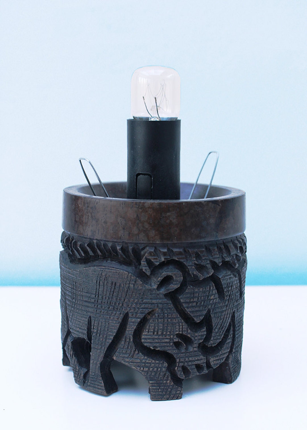 Carved Wooden Lamp: This Innovative Lamp Made With a Carved Wooden ...
