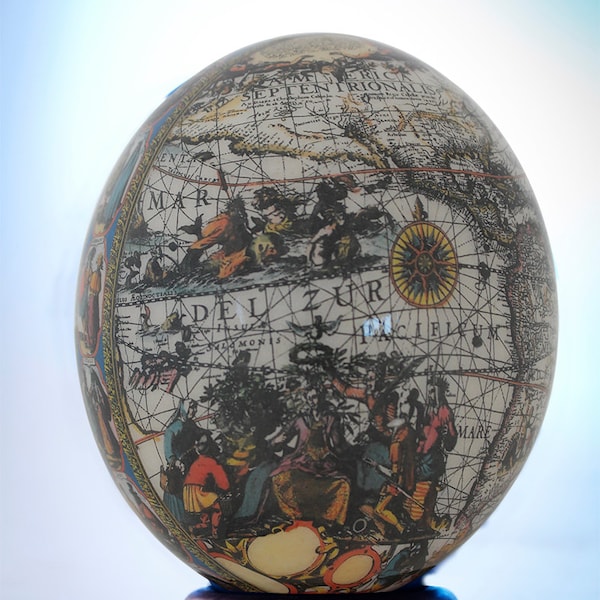 Decoupage World Map - Etsy